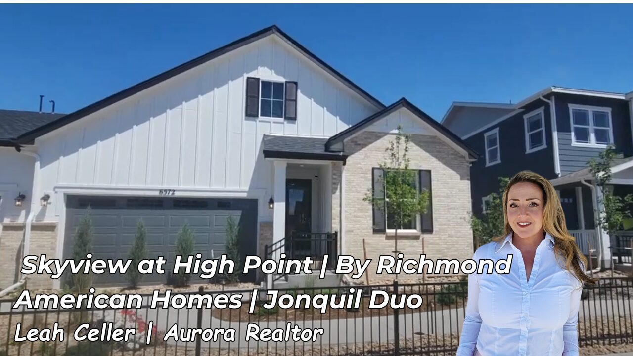 Tour of Richmond Ranch Style Paired Home - Jonquil Duo - Move to Aurora, CO